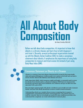 All About Body Composition - Obesity Action Coalition