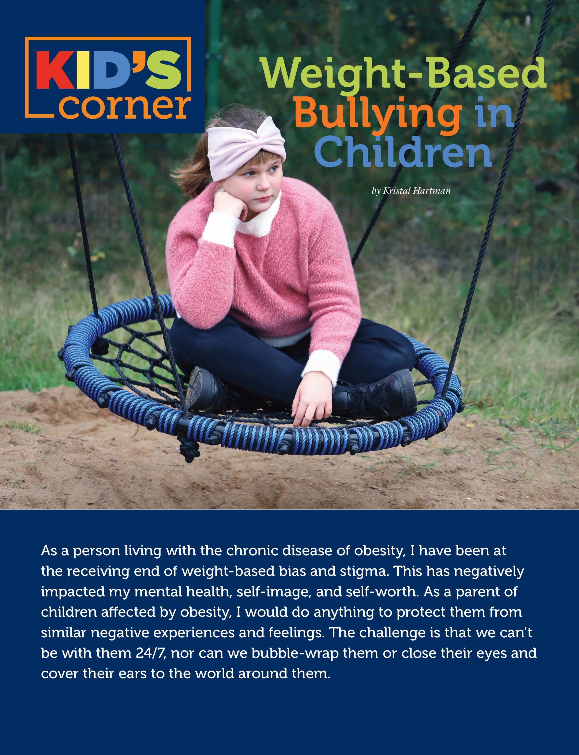 Kid's Corner: Weight-Based Bullying in Children - Obesity Action Coalition