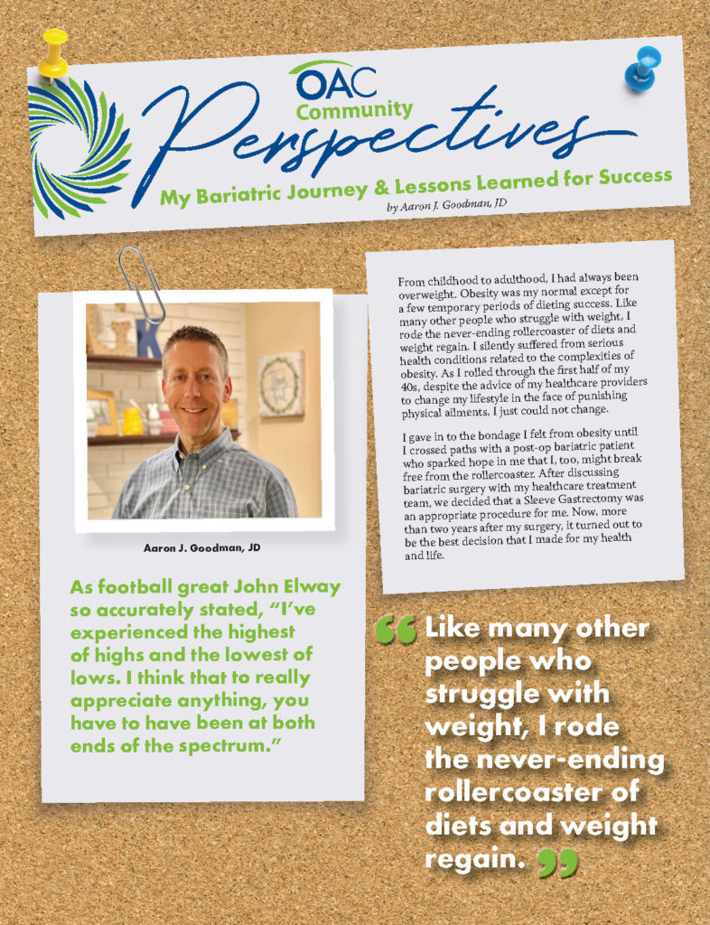 OAC Community Perspectives: My Bariatric Journey & Lessons Learned for ...