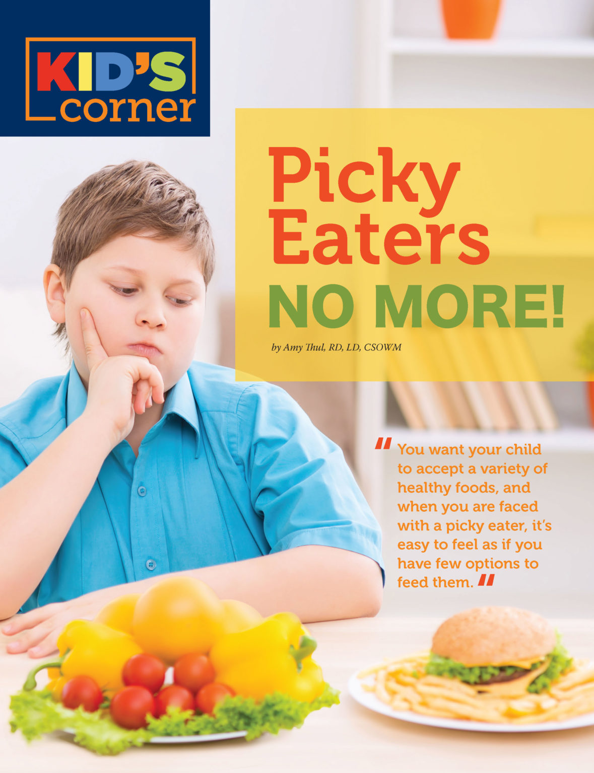 Kid's Corner: Picky Eaters No More! - Obesity Action Coalition