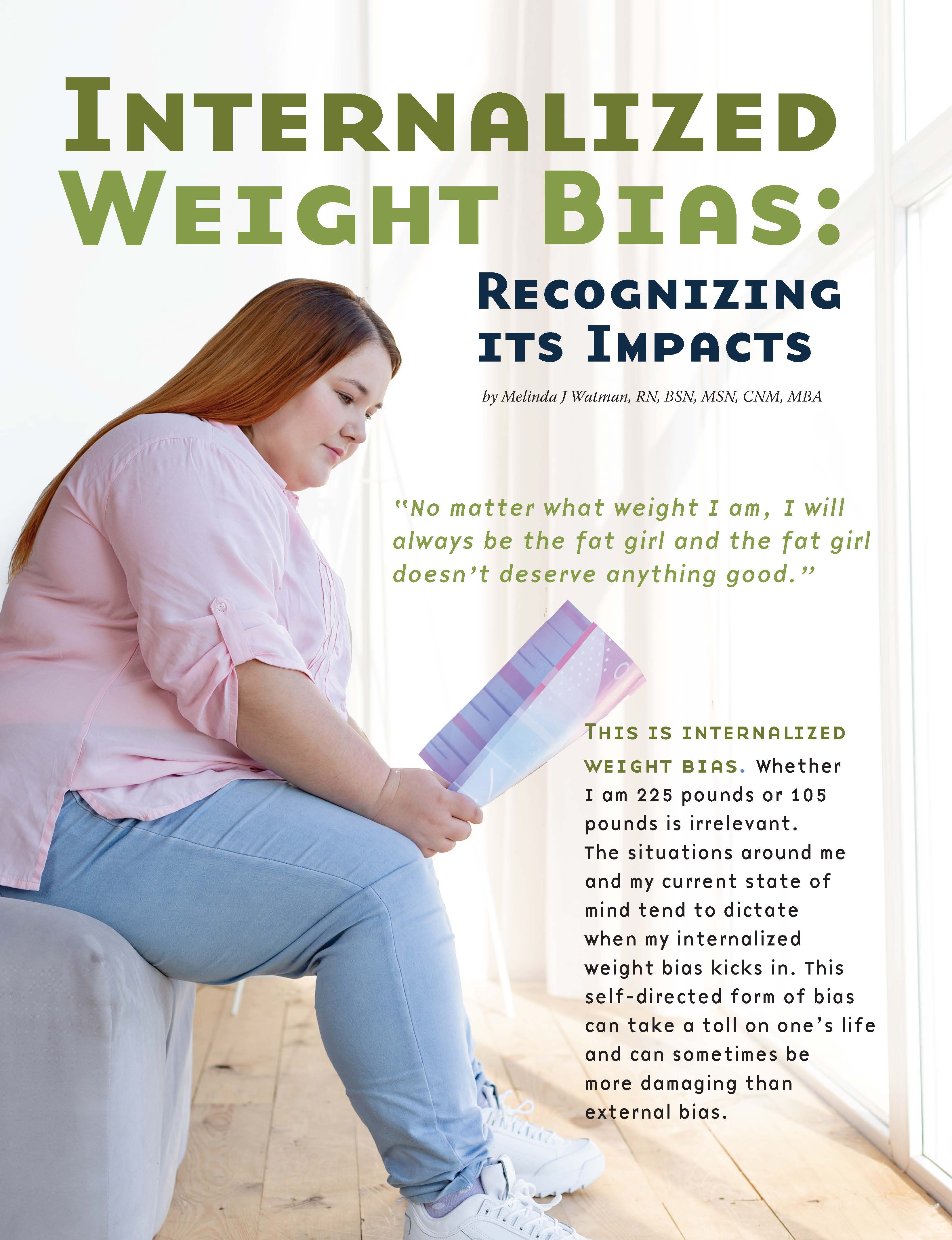 Internalized Weight Bias: Recognizing its Impacts - Obesity Action ...