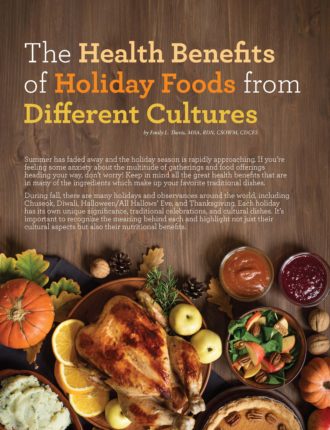 The Health Benefits of Holiday Foods from Different Cultures - Obesity ...