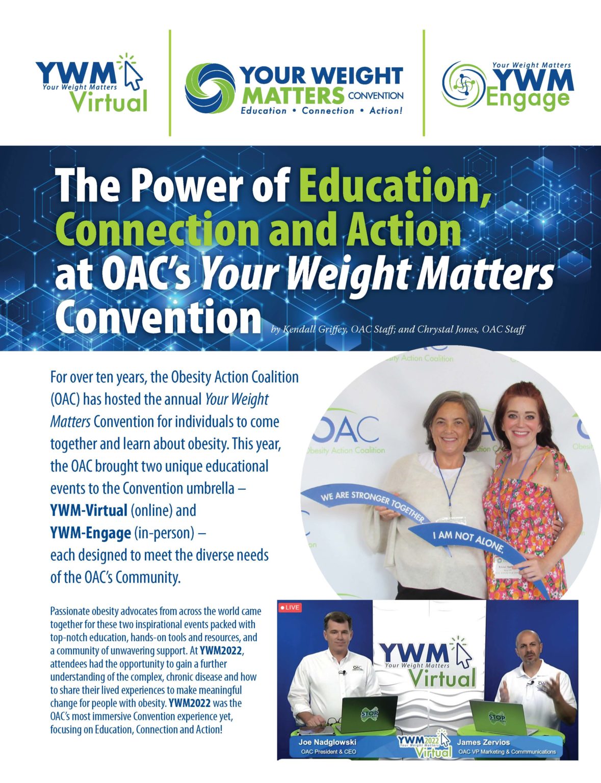 The Power of Education, Connection and Action at OAC’s Your Weight Matters Convention - Obesity ...